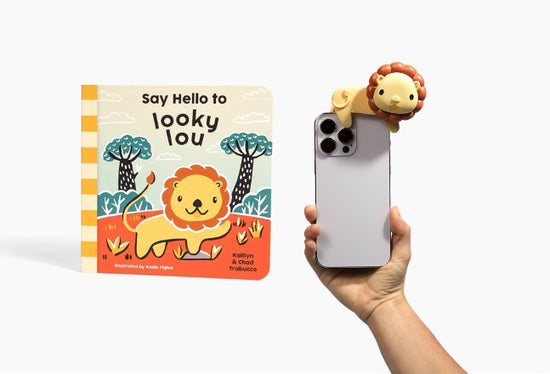 Looky Lou Rattle & Hello Lou Book | Baby Photo & Storytime Gift Set ...